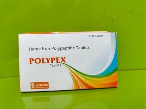 Eisen Fe Polypex Tablet Packaging Size 110 Tablets Packaging Type