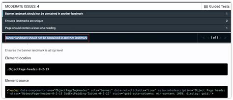 Sf Objectpage A11y Cannot Remove The Rolebanner From