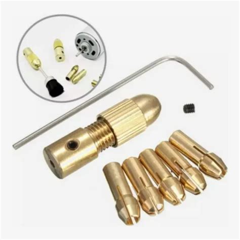 Dc Motor Chuck Mini Brass Drill Collet Set 05 30mm Fit For Micro