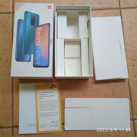 Jual Dus Box Xiaomi Redmi Note Original Bawaan Unit Hp Shopee Indonesia