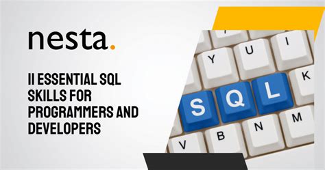 11 Essential Sql Skills For Programmers And Developers Nesta