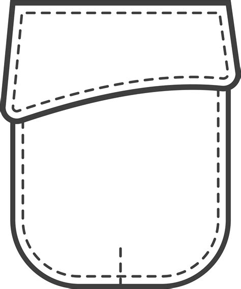 Pocket Patch Element For Uniform Or Casual Style Clothes Dresses And Pocket Patch Element For Uniform Or Casual Style Clothes Dresses And