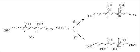 Schiff Base 1 And Michael Type 2 Reactions Of Glutaraldehyde With