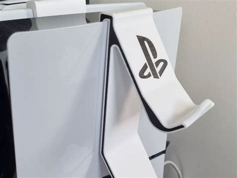 Holder For Ps5 Controller With Logo Free 3d Print Model Makerworld