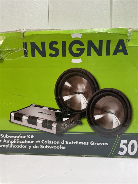 Insignia Ns P2000 500w Bridgeable Amplifier With 12 Ubuy India