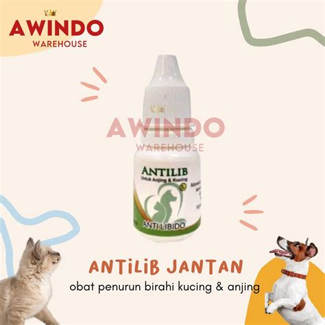Jual Antilib Jantan Obat Penurun Libido Birahi Kucing Anjing Ml Hijau Shopee Indonesia