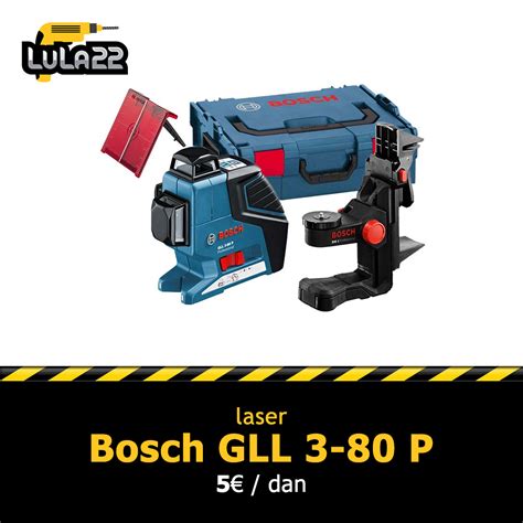 Bosch GLL 3-80 P - Iznajmljivanje alata i mašina - LuLa 22 Loznica
