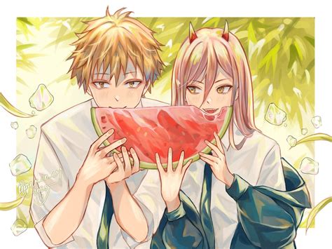 Fanart Ive Made For Denji And Power In Chainsawman ⁠ ⁠•⁠ᴗ⁠•⁠ ⁠ R