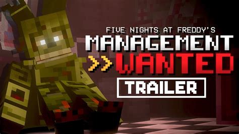 Fnaf Management Wanted Official Gameplay Trailer Youtube