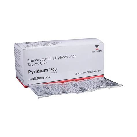 Pyridium Phenazopyridine 200 Tablet At ₹ 147strip Nagpur Id
