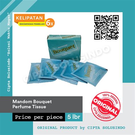 Jual Tissue Mandom Bouquet Perfume Tissue Per Pack 5 Tissue Shopee Indonesia