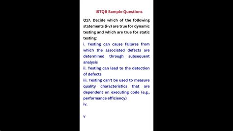 Istqb Sample Questions Part 2 Automation Testing Selenium Java