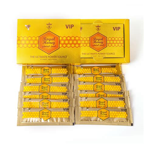 Wholesale Sexual Enhance Honey Royal Vip For Men Gold 12 Sachets