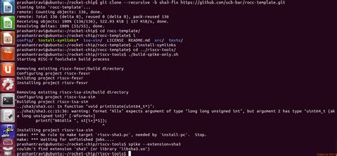 Unable To Build The Rocc Template For Riscv Spike Sha3 Extension Not Working Stack Overflow