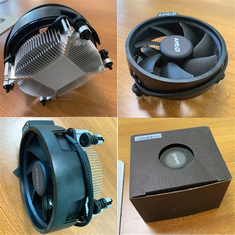 Amd New Original Cooling Desktop Fan Compatible With Amd Ryzen Am4 R3