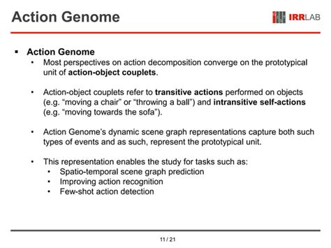 Action Genome Action As Composition Of Spatio Temporal Scene Graphs Ppt