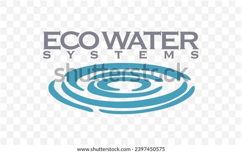 Ecowater Logo Vector Vector Ecowater Editorial Stock Vector Royalty