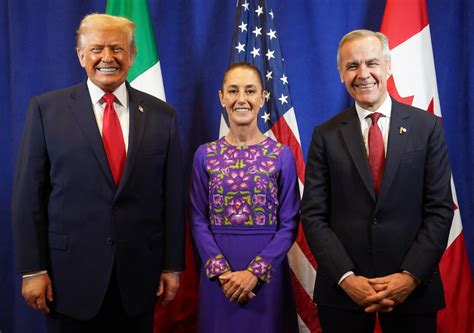 Donald Trump Se Reunió Por Primera Vez Con La Presidenta Mexicana