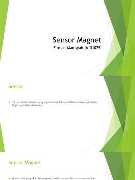 Sensor Magnet Pdf