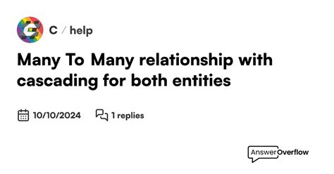 Many To Many Relationship With Cascading For Both Entities C