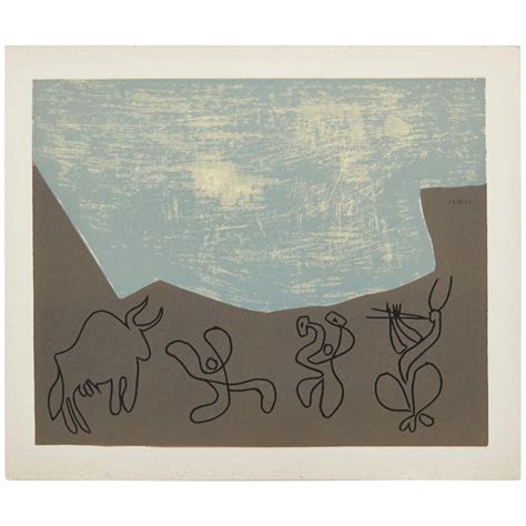 Picasso Drawing Lithography At 1stdibs