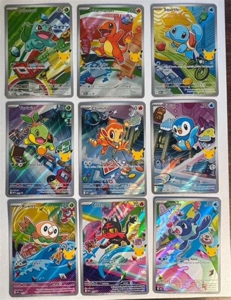Pokemon Tcg First Partner Illustration Collection 2026 Promos Full Set