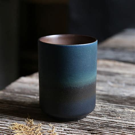 Coarse Gradient Yunomi Tea Cup Sake Oni