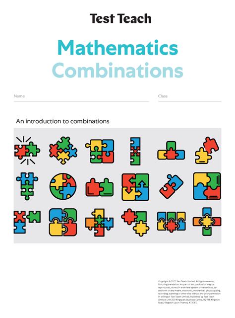 Mathematics Combinations Introduction Test Teach