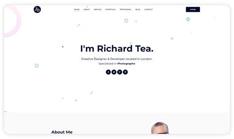 Free And Premium React Personal Portfolio Templates