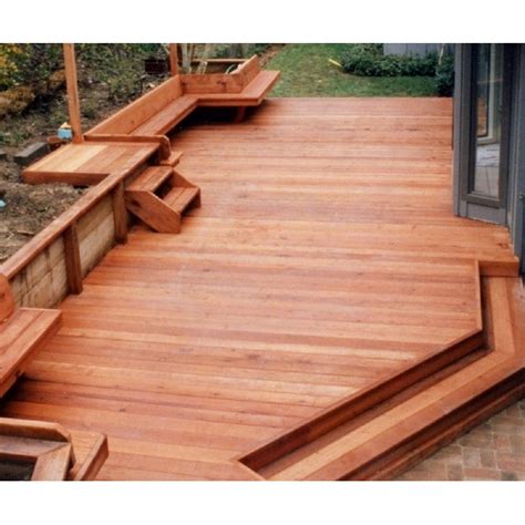 2 In X 6 In X 12 Ft Redwood Green Deck Board Lumber In The Wood Deck