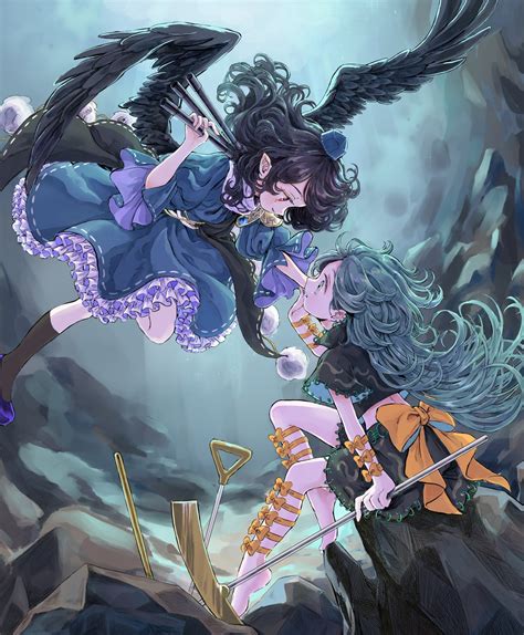 Iizunamaru Megumu And Himemushi Momoyo Touhou Drawn By Shooya800