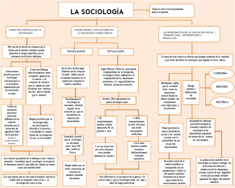 Mapa Conceptual De La Sociologia 3 Pdf Sociología Science