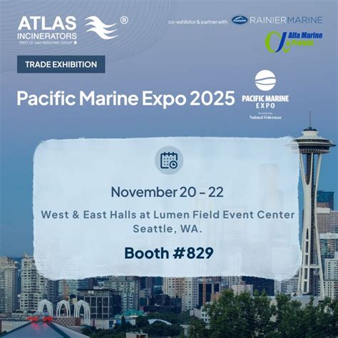 Atlas Incinerators At Pacific Marine Expo 2025 In Seattle Were