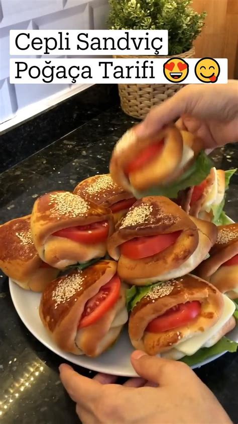Cepli Sandviç Poğaça Tarifi Yemek Tarifleri Yemek Basit Yemek Tarifleri