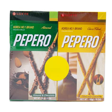 Lotte Pepero Choco Assorted 4 X 32 G Online At Best Price Lulu Uae
