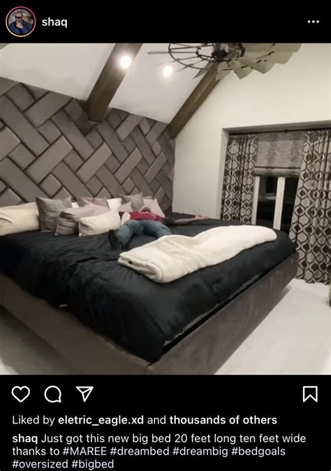 Shaquille Oneal Bed