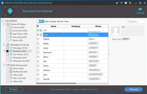 How To Recover Deleted Contacts On Android With Ease Minitool