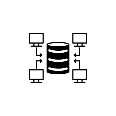 Data Technology Vector Icon Illustration Vector Art At Vecteezy