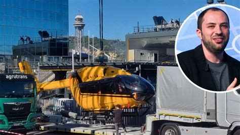 Jan Koum Helicopter Leaves Barcelona Port Barnanews
