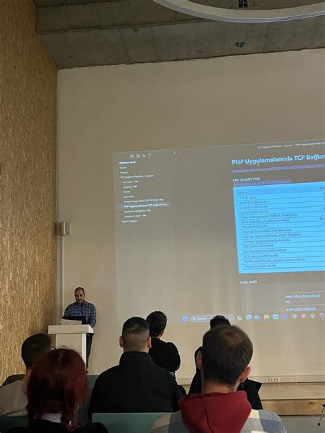 istanbulphp organizatörlüğünde tcp bağlantı pratikleri konusunu işledik… mert simsek