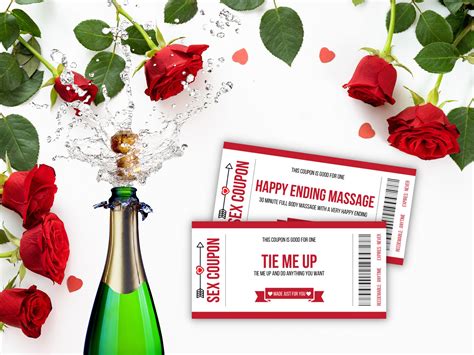 Sex Coupons Editable Template Kinky Coupon Book Printable Printable