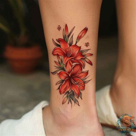 Amaryllis Belladonna Tattoos