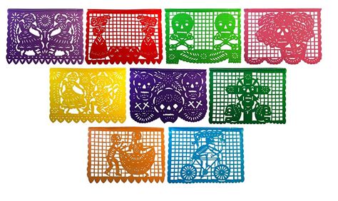 Printable Papel Picado Dia De Los Muertos