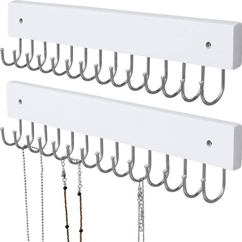 Scunda Hanging Jewelry Organizer Wall Mounted Modern Jewelry Display