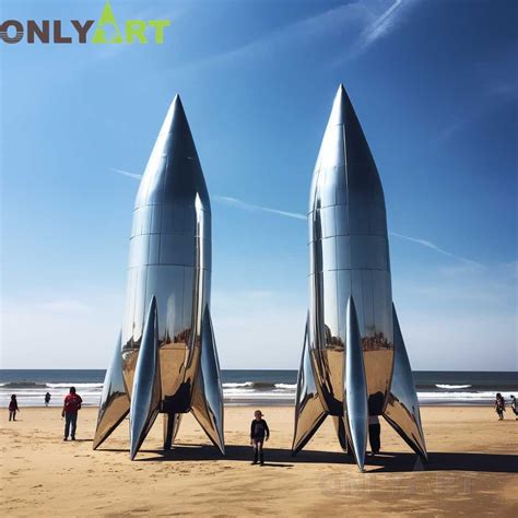 Custom Project Rocket Statue Outdoor Salestatue