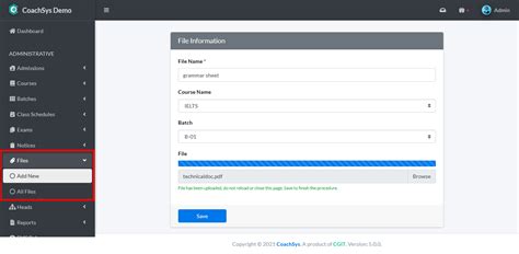 Add New File Coachsys Forever Free Phygital B2b Edtech Platform