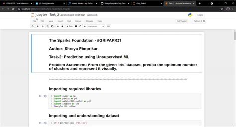 Shreya Pimprikar On Linkedin Task2 Datascience Python