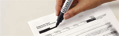 Artline Secure Marker Redacting Pen Blackout Marker