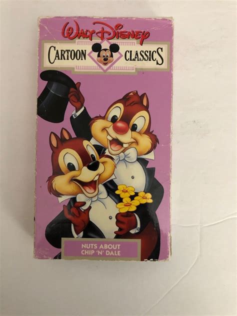 Walt Disney Cartoon Classics V 12 Nuts About Chip N Dale Vhs 1991