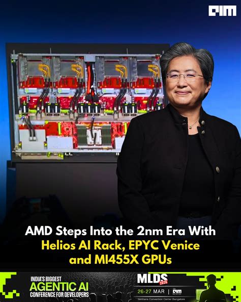 Amd Unveils Helios Ai Rack With 2nm Epyc Venice Cpu And Instinct Mi455x